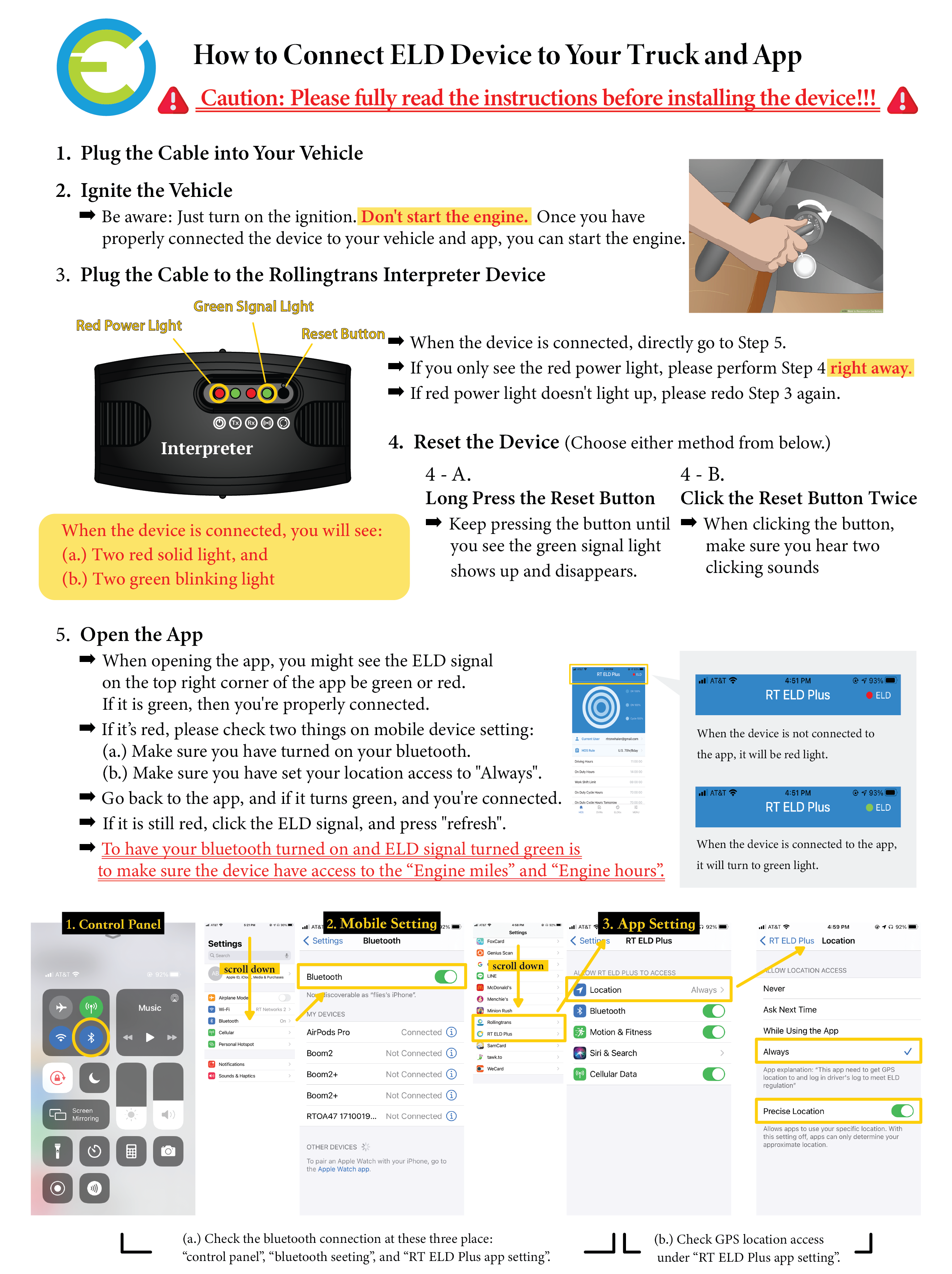 Get Started - Rollingtrans